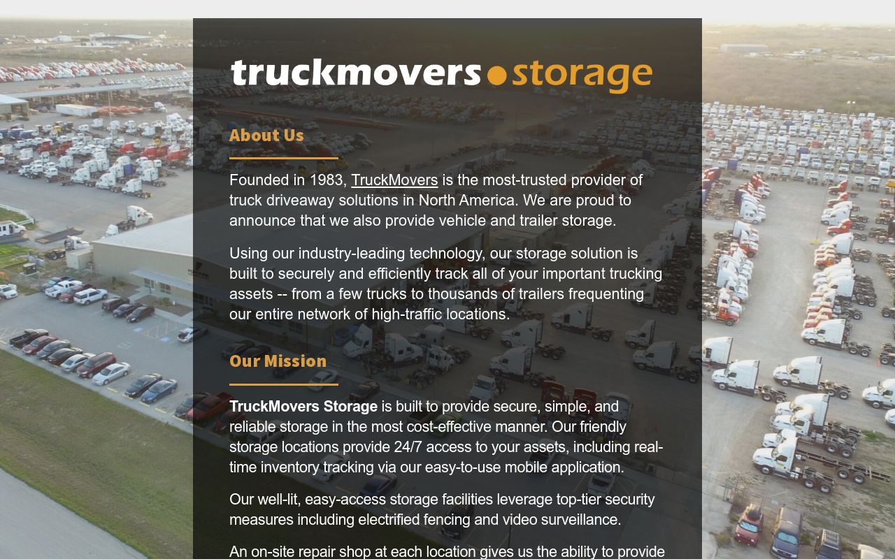 TruckMovers Storage - Trailer & Vehicle Storage